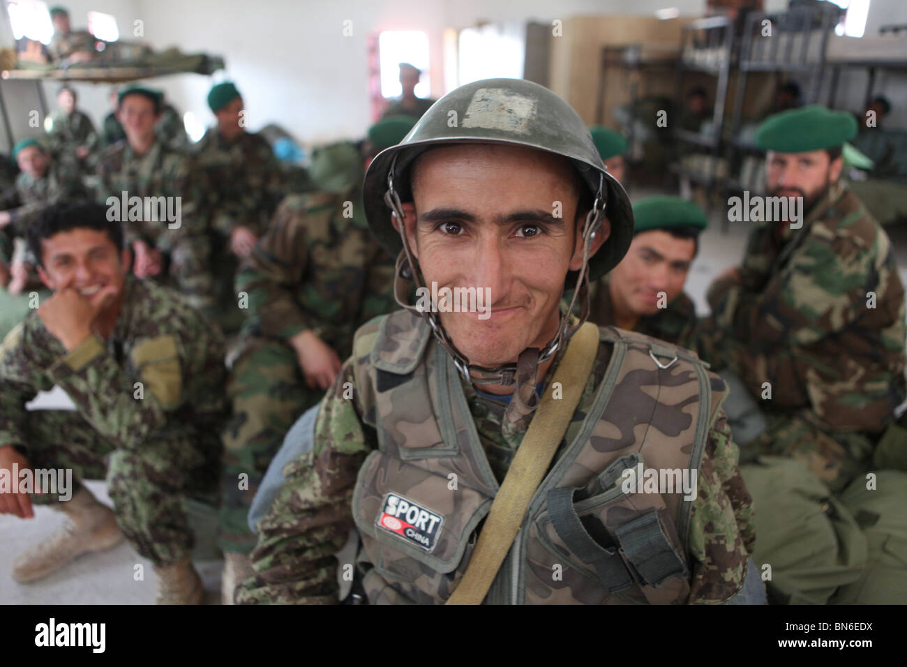 Afghan National Army (ANA) soldiers in Tarin Kowt, Afghanistan Stock ...