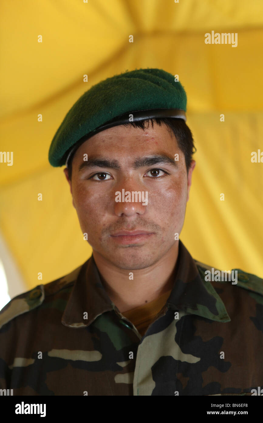 Afghan National Army (ANA) soldiers in Tarin Kowt, Afghanistan Stock ...