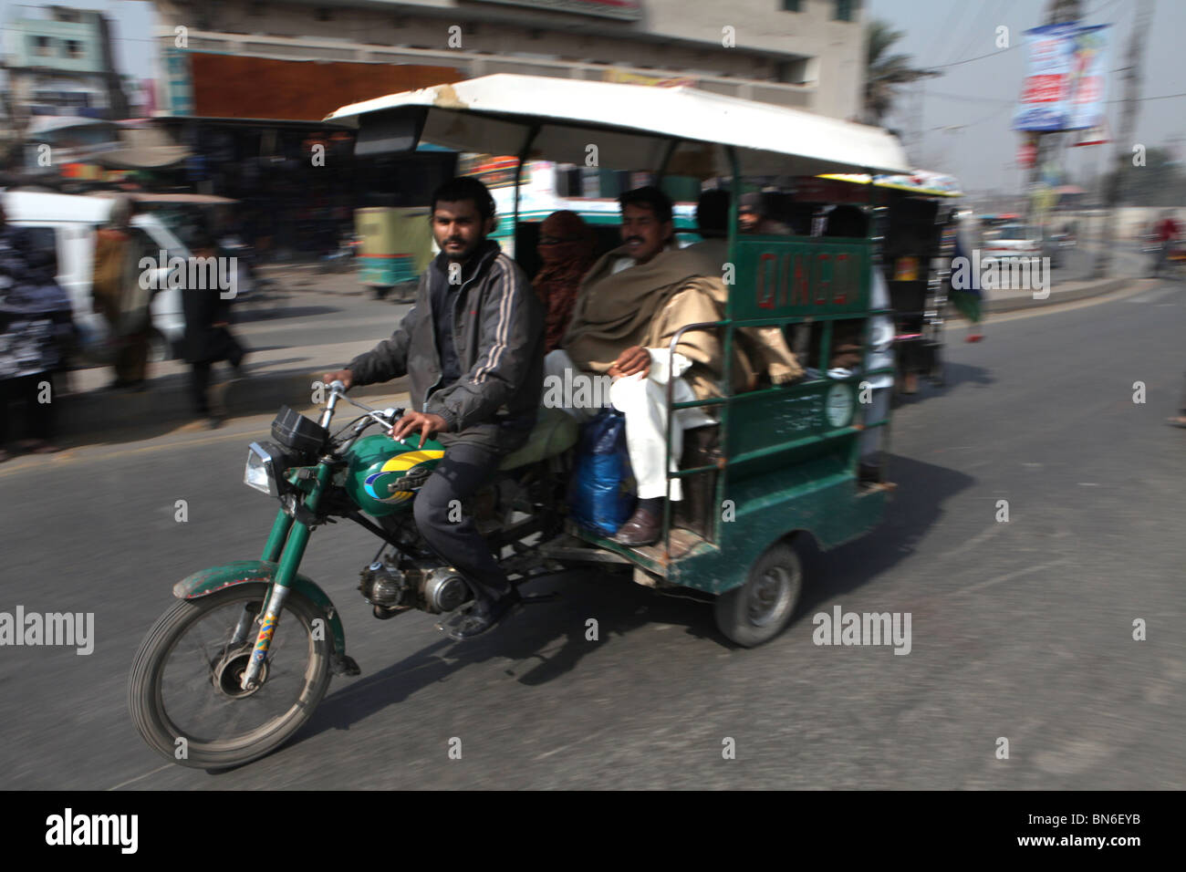ricksha's are the main way of transport in Pakistan Stock Photo - Alamy