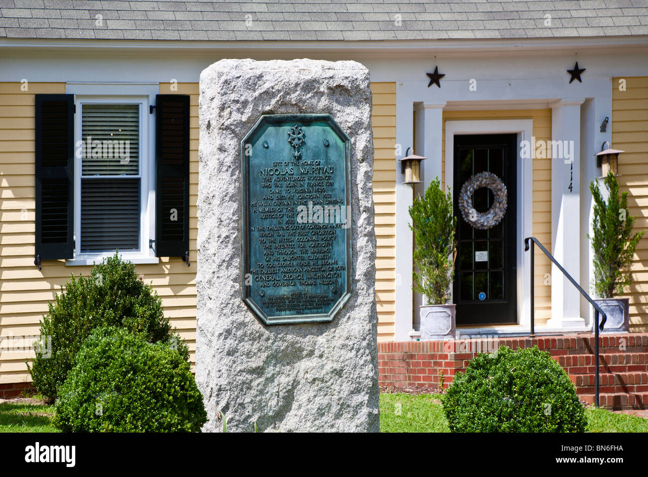 Yorktown, Virginia - Sep 2009 - Home of Nicolas Martiau in Historic ...