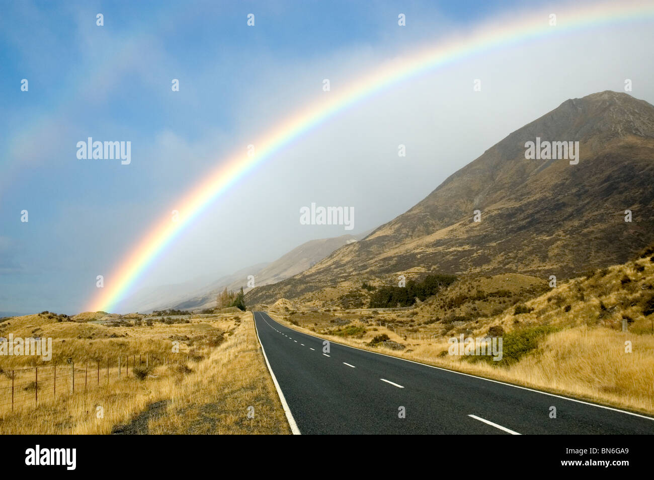 Rainbow road hi-res stock photography and images - Alamy