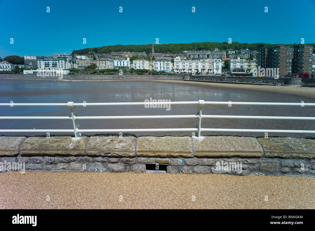 weston super mare beach seashore somerset england uk Stock Photo - Alamy