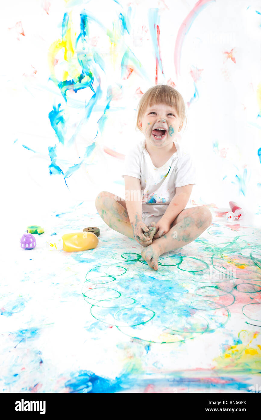 Mess painting art hi-res stock photography and images - Alamy