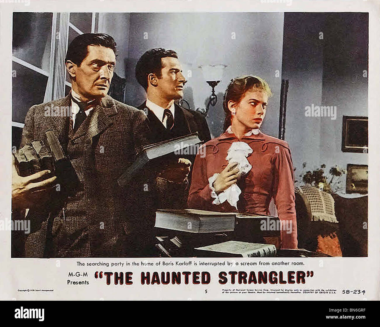 GRIP OF THE STRANGLER (1958) ROBERT DAY (DIR Stock Photo - Alamy