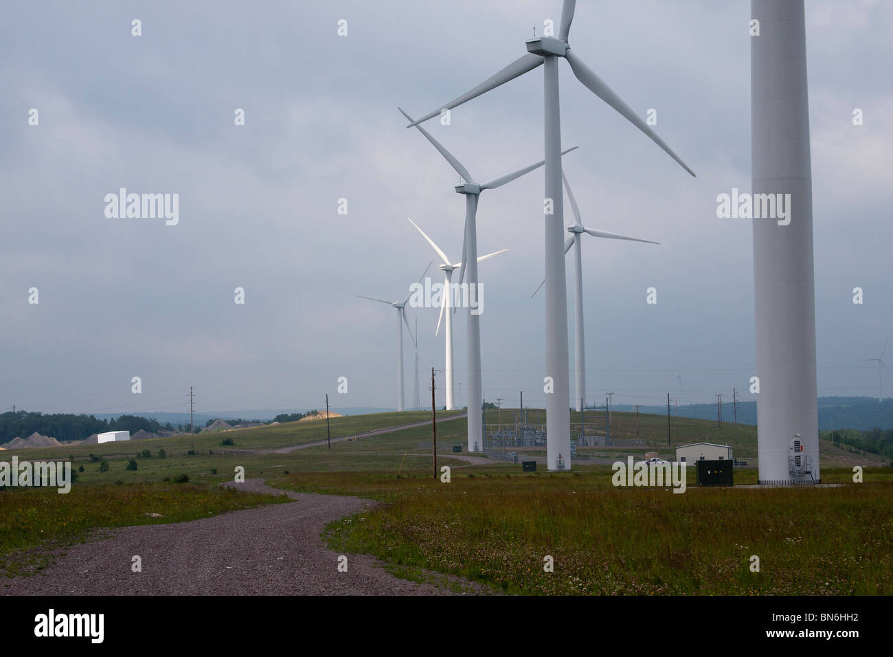 Wind power a renewable power source Stock Photo - Alamy