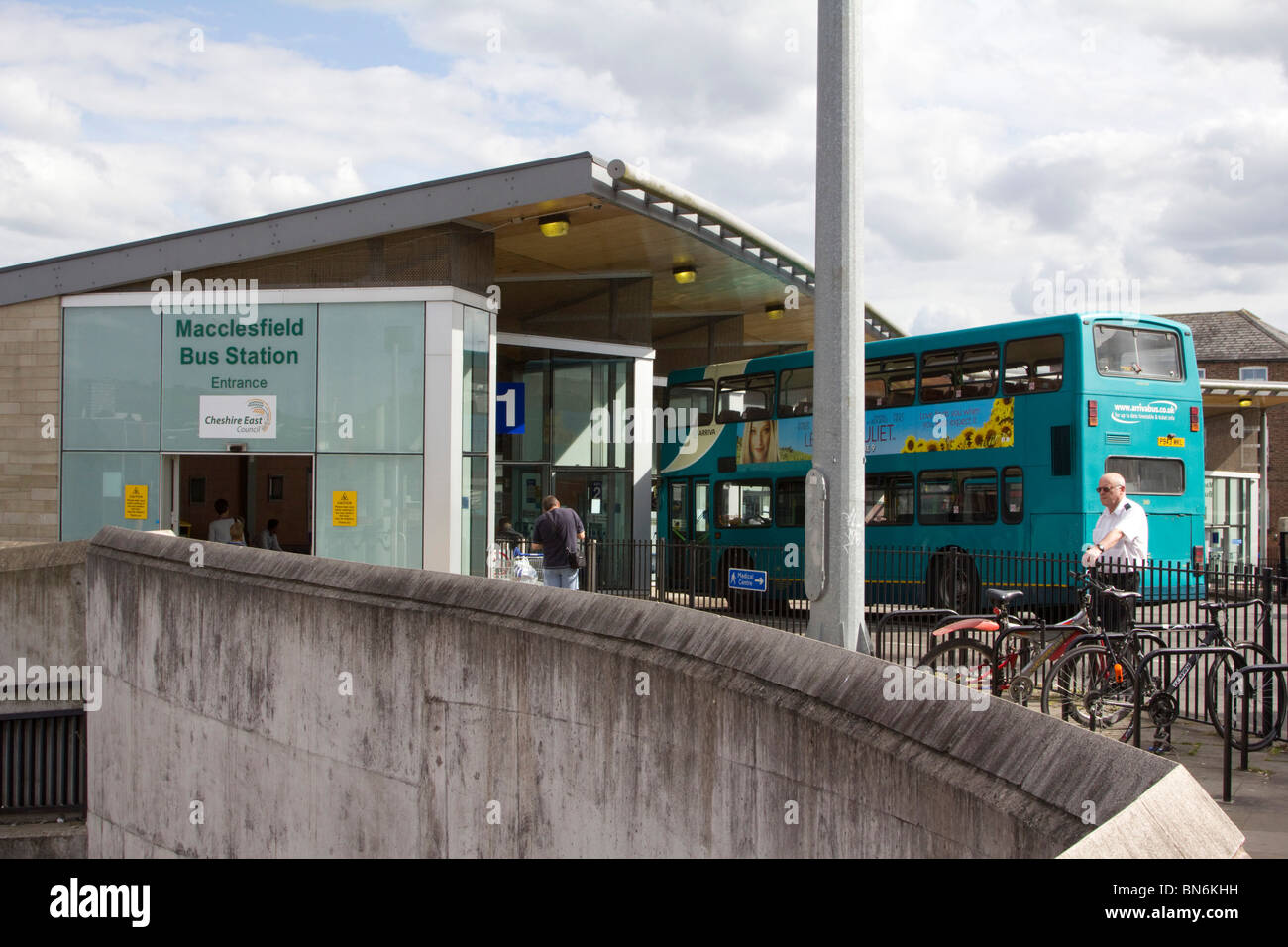 macclesfield town centre high street cheshire england uk gb Stock Photo ...