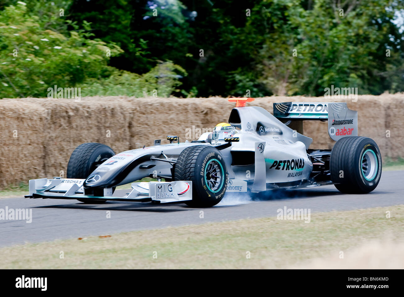Mercedes Brawn BGP 001 at the Festival of Speed, Goodwood Stock Photo ...