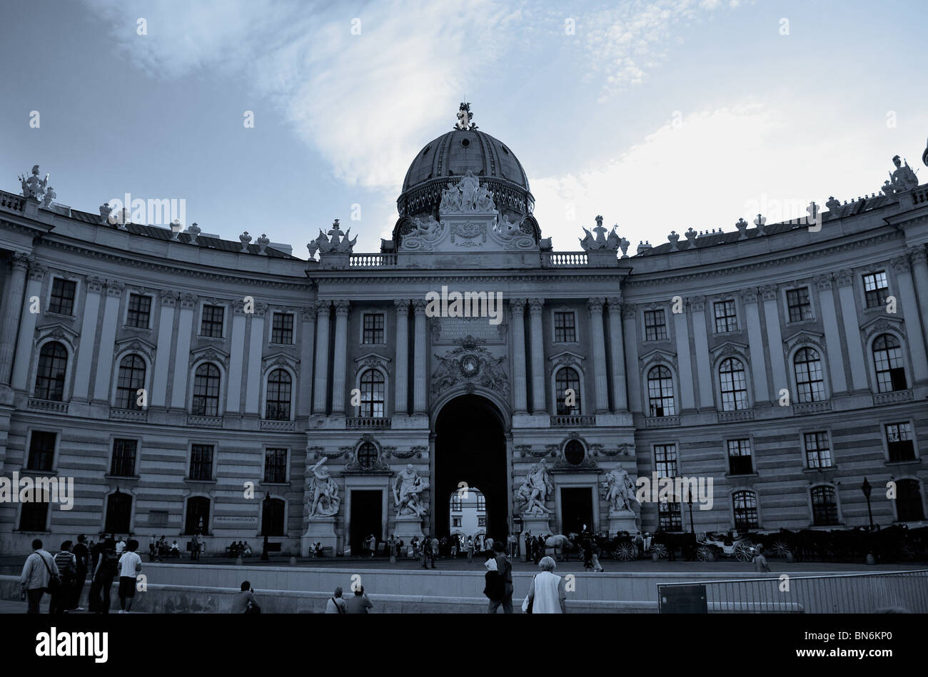 Hofburg palace in Vienna, front view Stock Photo - Alamy