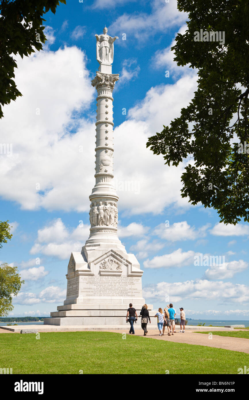 Yorktown, Virginia - Sep 2009 - Victory Monument in Historic Yorktown ...