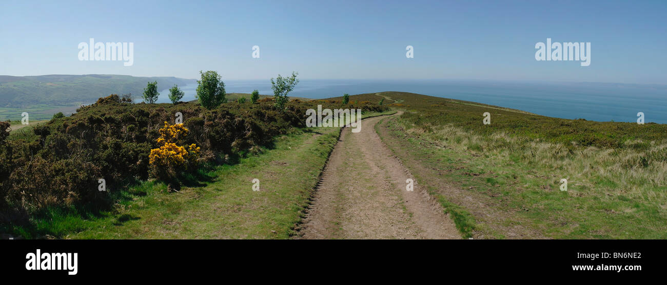 path north hill minehead somerset Stock Photo - Alamy