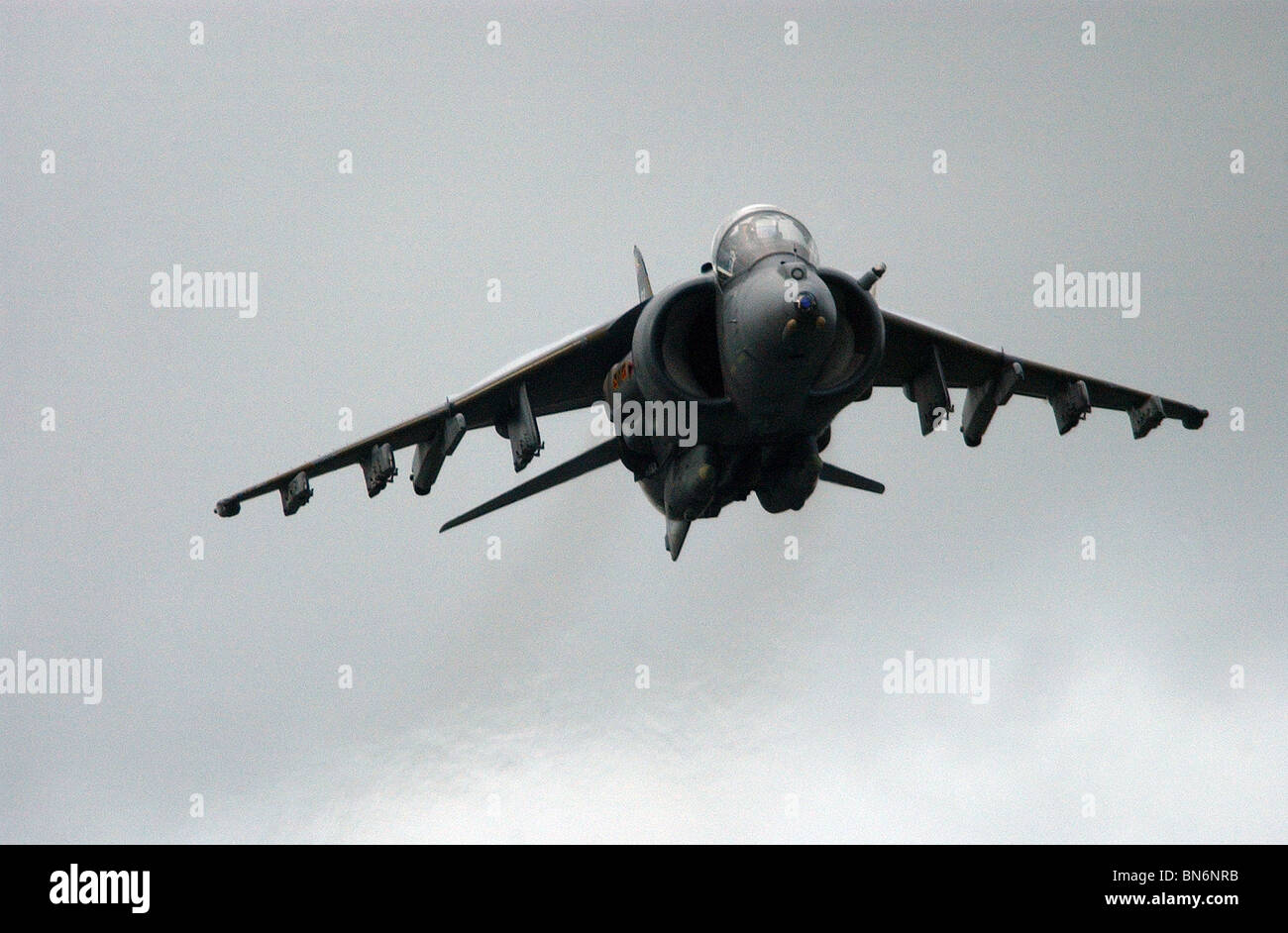 Harrier jet flying low hi-res stock photography and images - Alamy