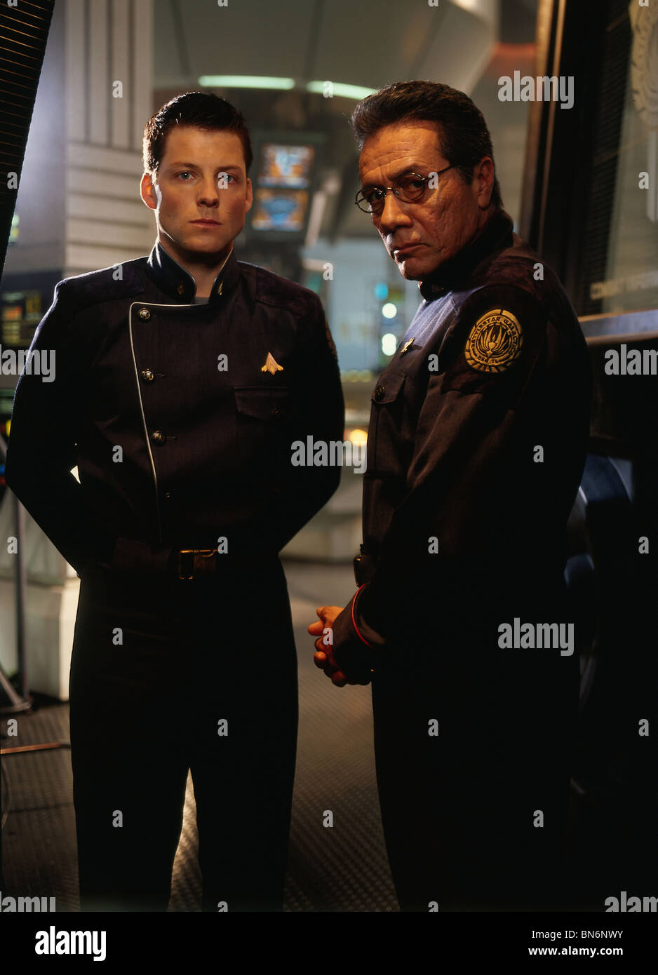 BATTLESTAR GALACTICA (TV) (2004) JAMIE BARBER, EDWARD JAMES OLMOS Stock ...