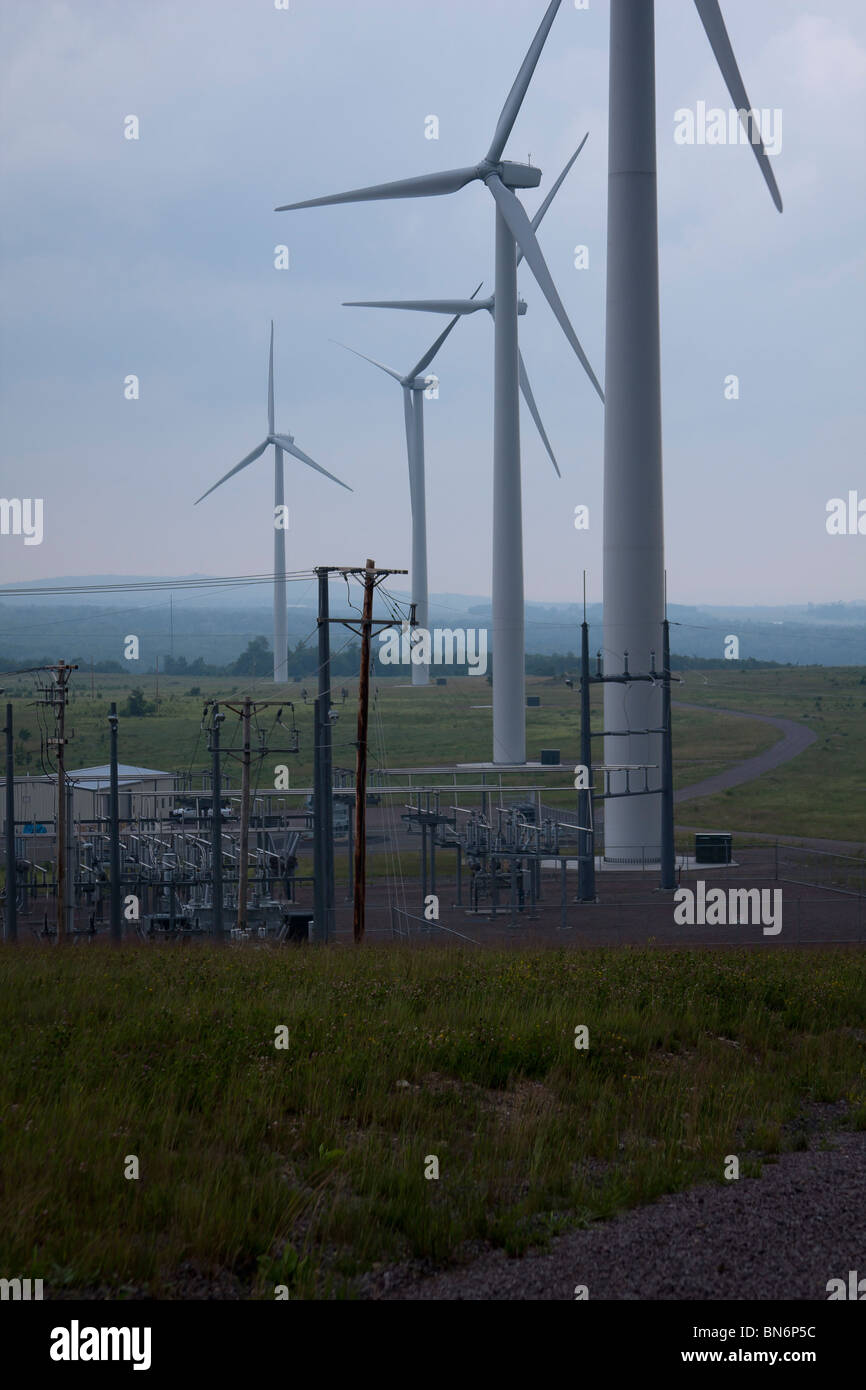 Wind power a renewable power source Stock Photo - Alamy