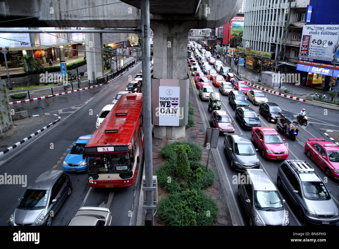 Traffic in Bangkok Stock Photo - Alamy