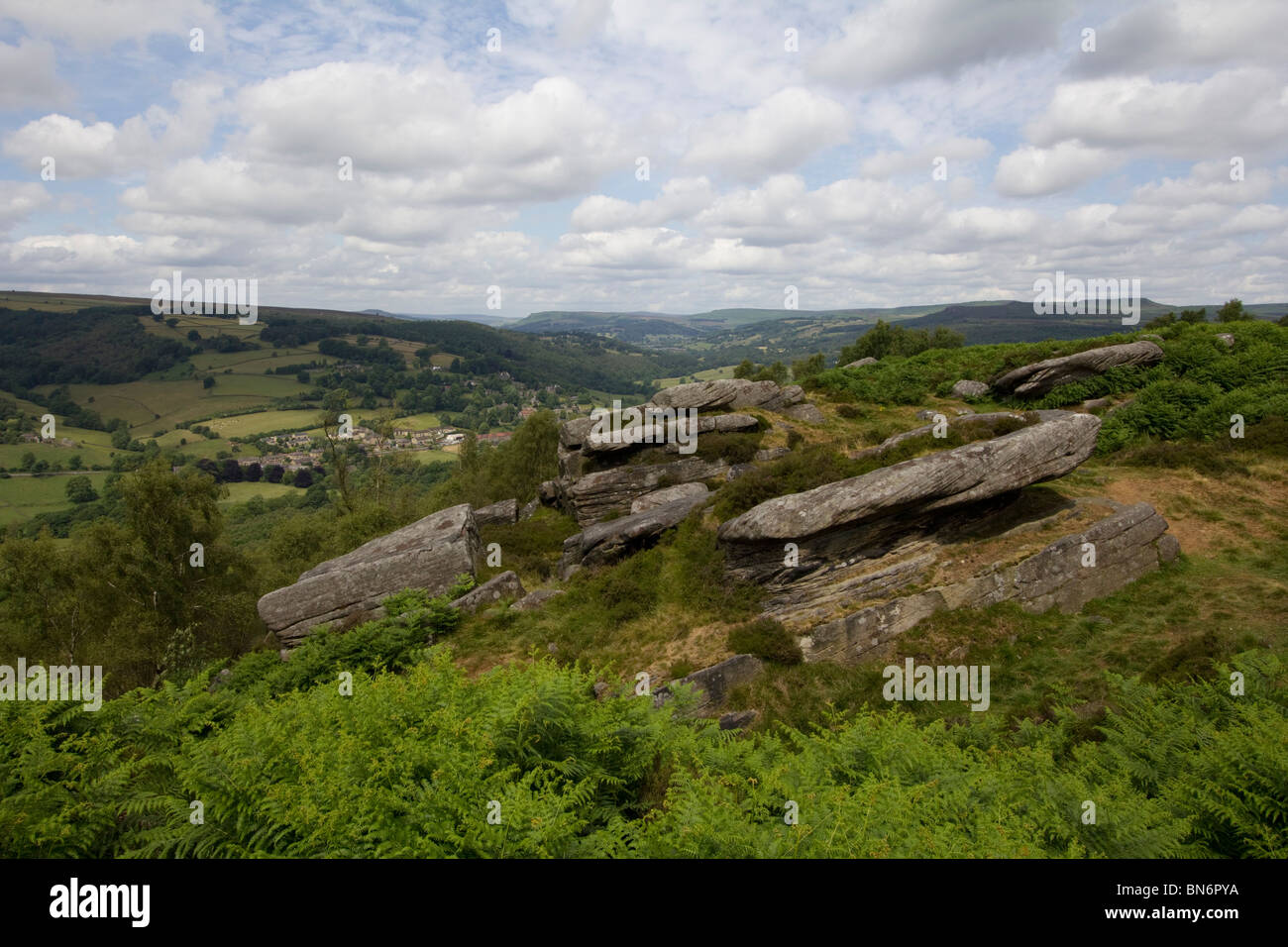 Froggatt edge peak district hi-res stock photography and images - Alamy