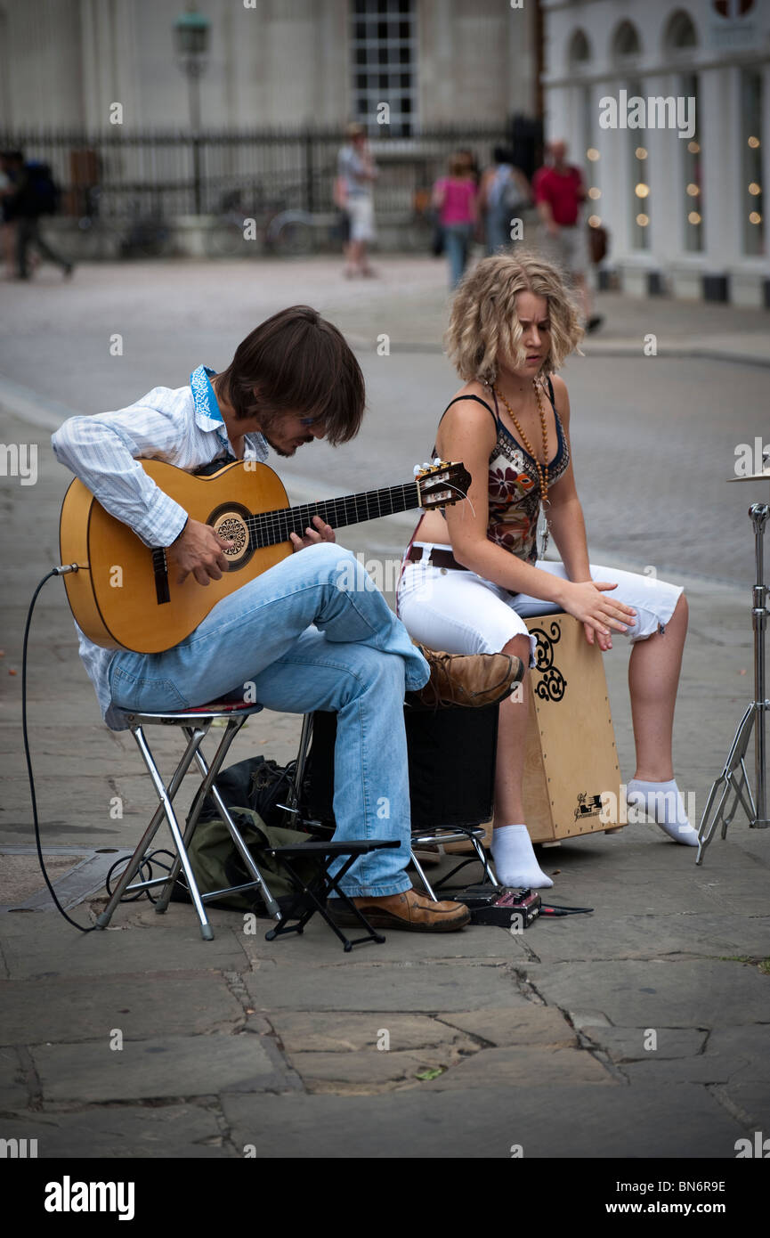 Cambridge busker hi-res stock photography and images - Alamy