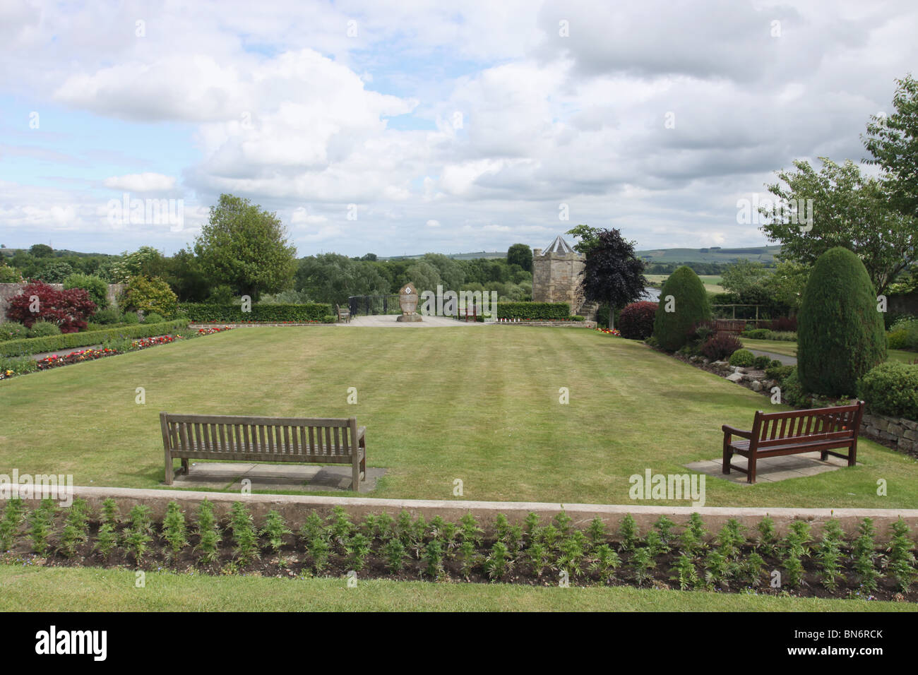 Henderson Park Coldstream Scotland June 2010 Stock Photo - Alamy