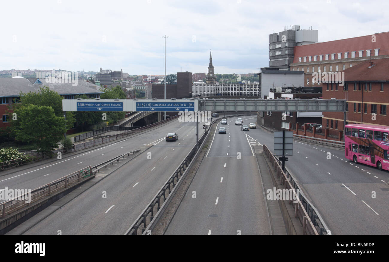 Newcastle central motorway hi-res stock photography and images - Alamy