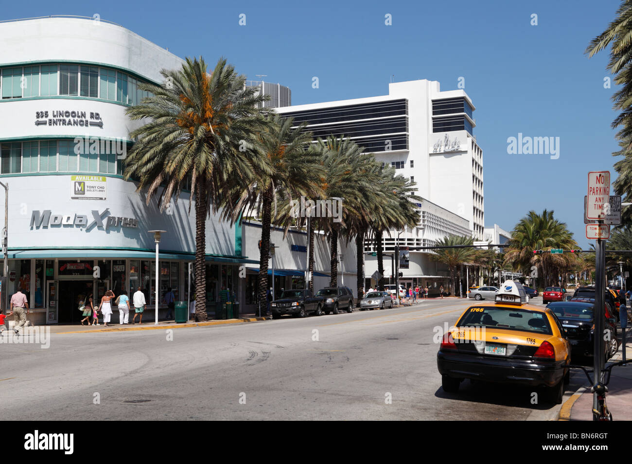Miami south beach art deco district Stock Photo - Alamy
