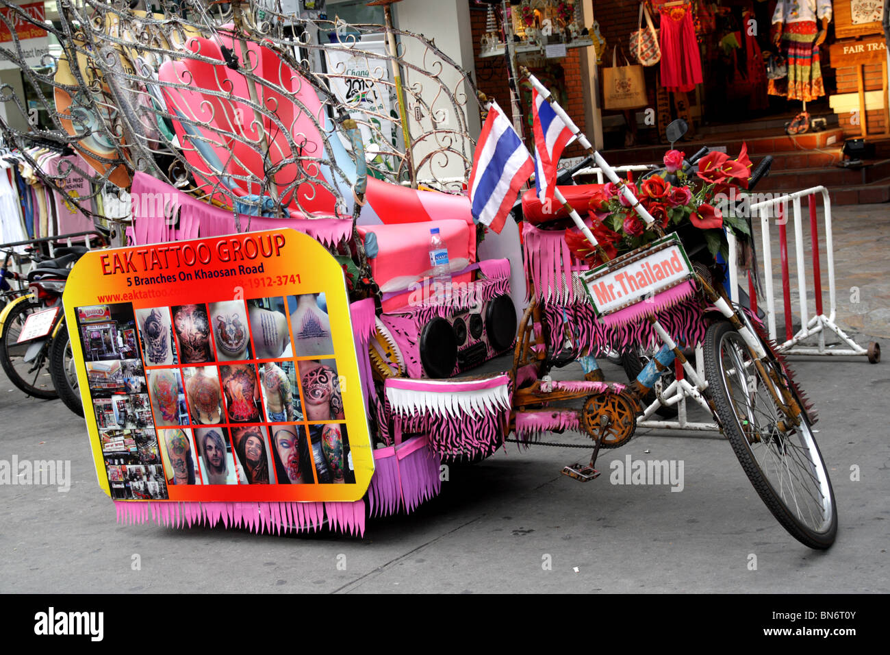 Fancy bike , Khaosan road , Bangkok , Thailand Stock Photo - Alamy