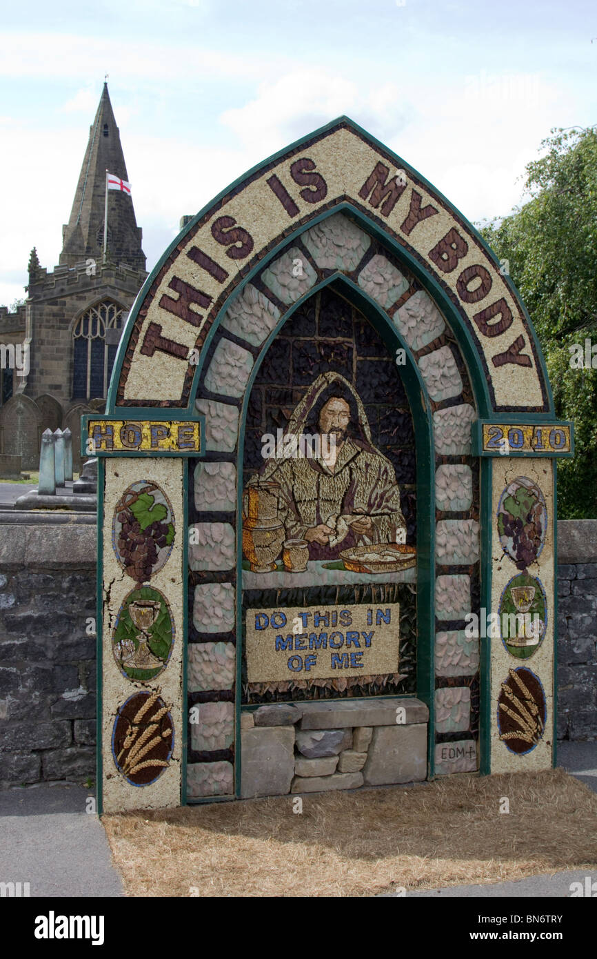 Well dressing peak district hi-res stock photography and images - Alamy