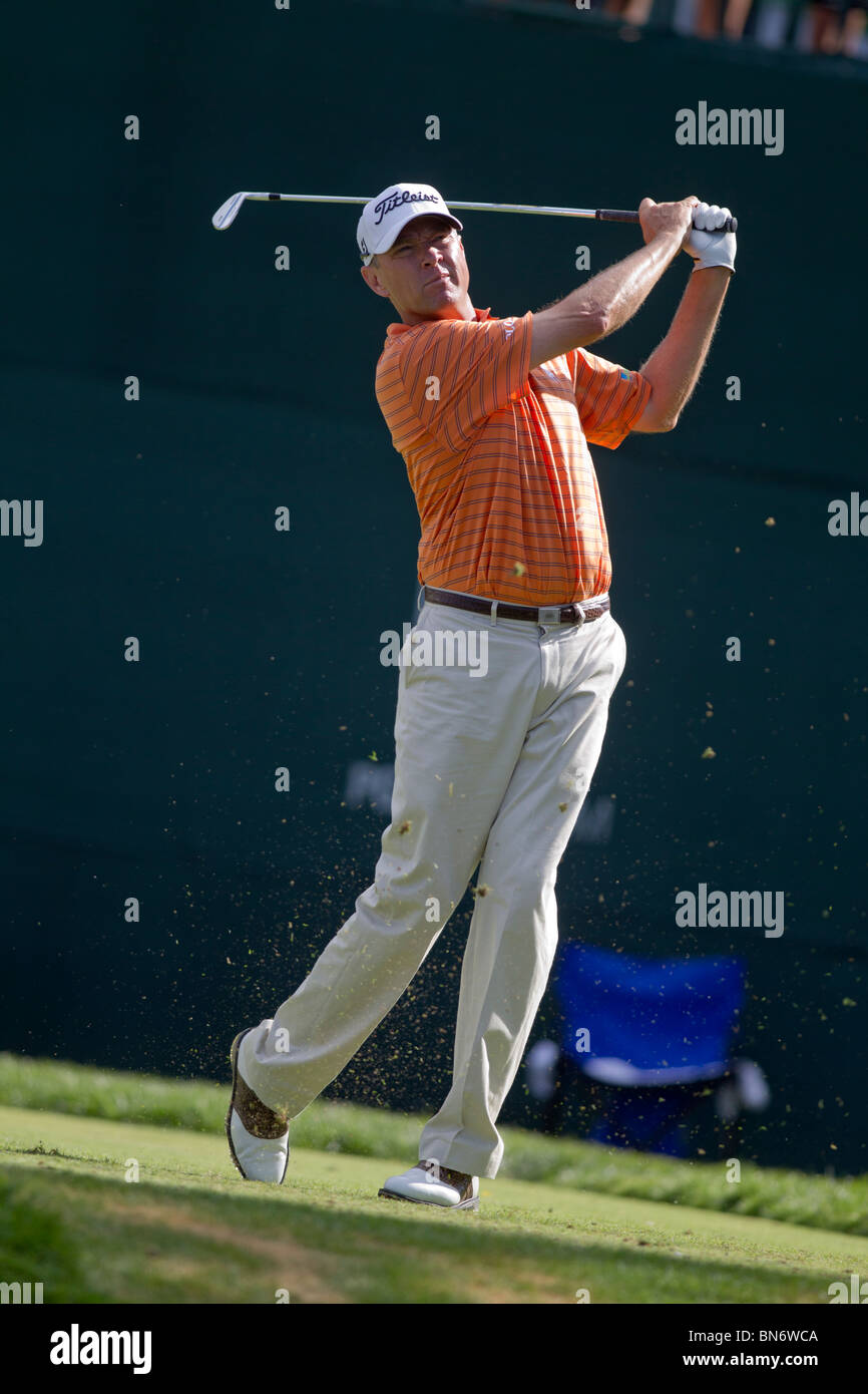 Davis Love III competing at the 2010 AT&T National Stock Photo - Alamy