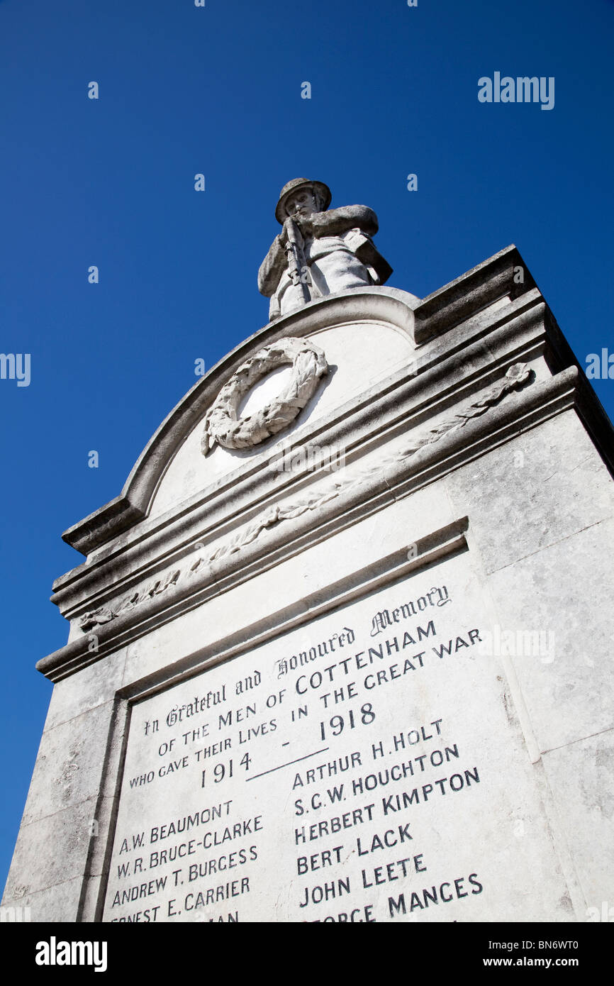 war memorial Cottenham Stock Photo - Alamy