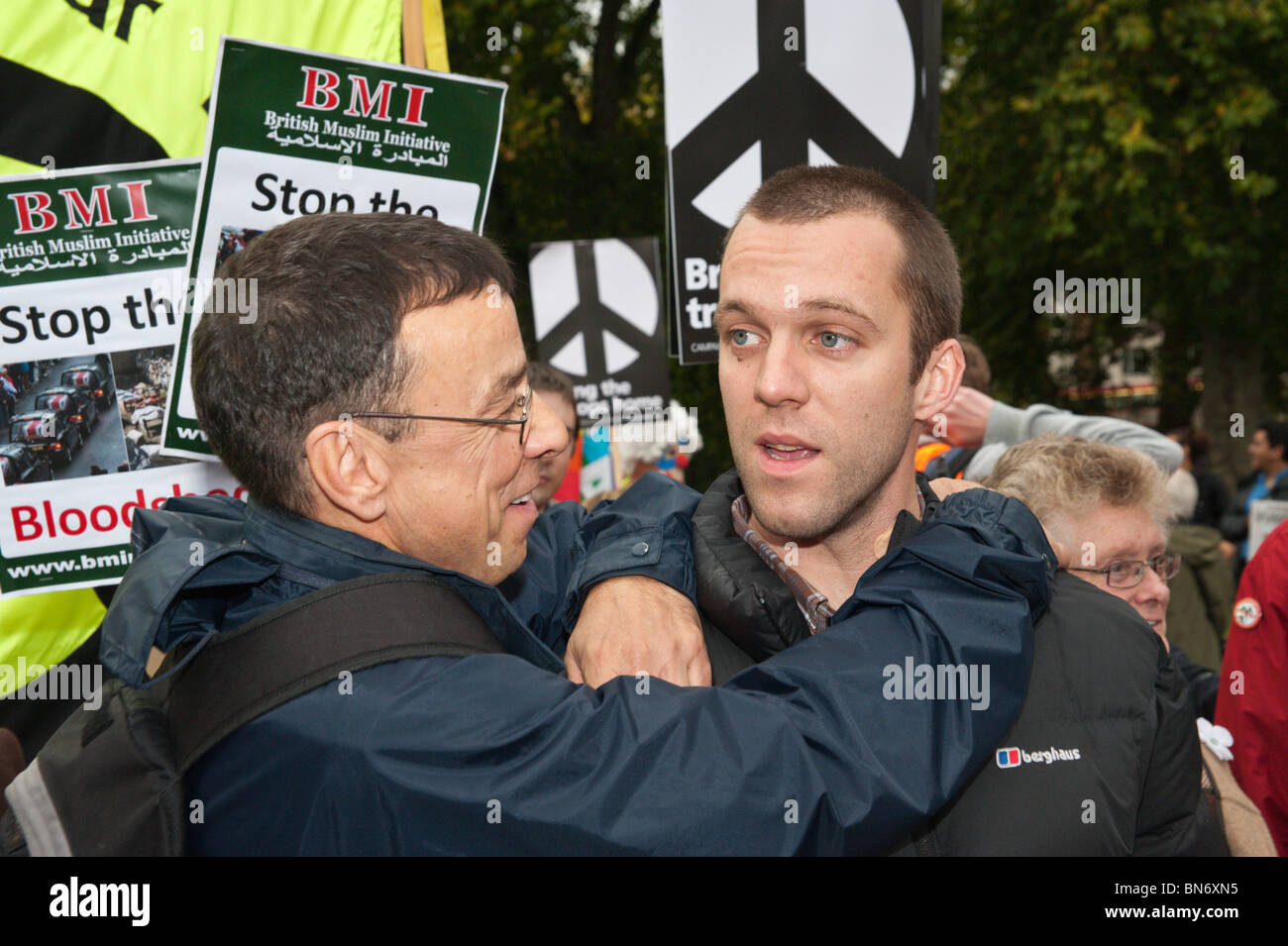 Serving soldier Lance Corporal Joe Glenton (r) at start of Afghanistan ...