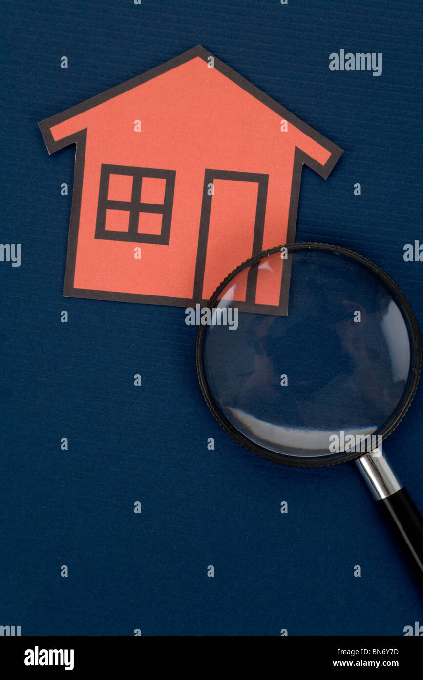 Real estate concept magnifying glass hi-res stock photography and ... Real estate concept magnifying glass hi-res stock photography and ...