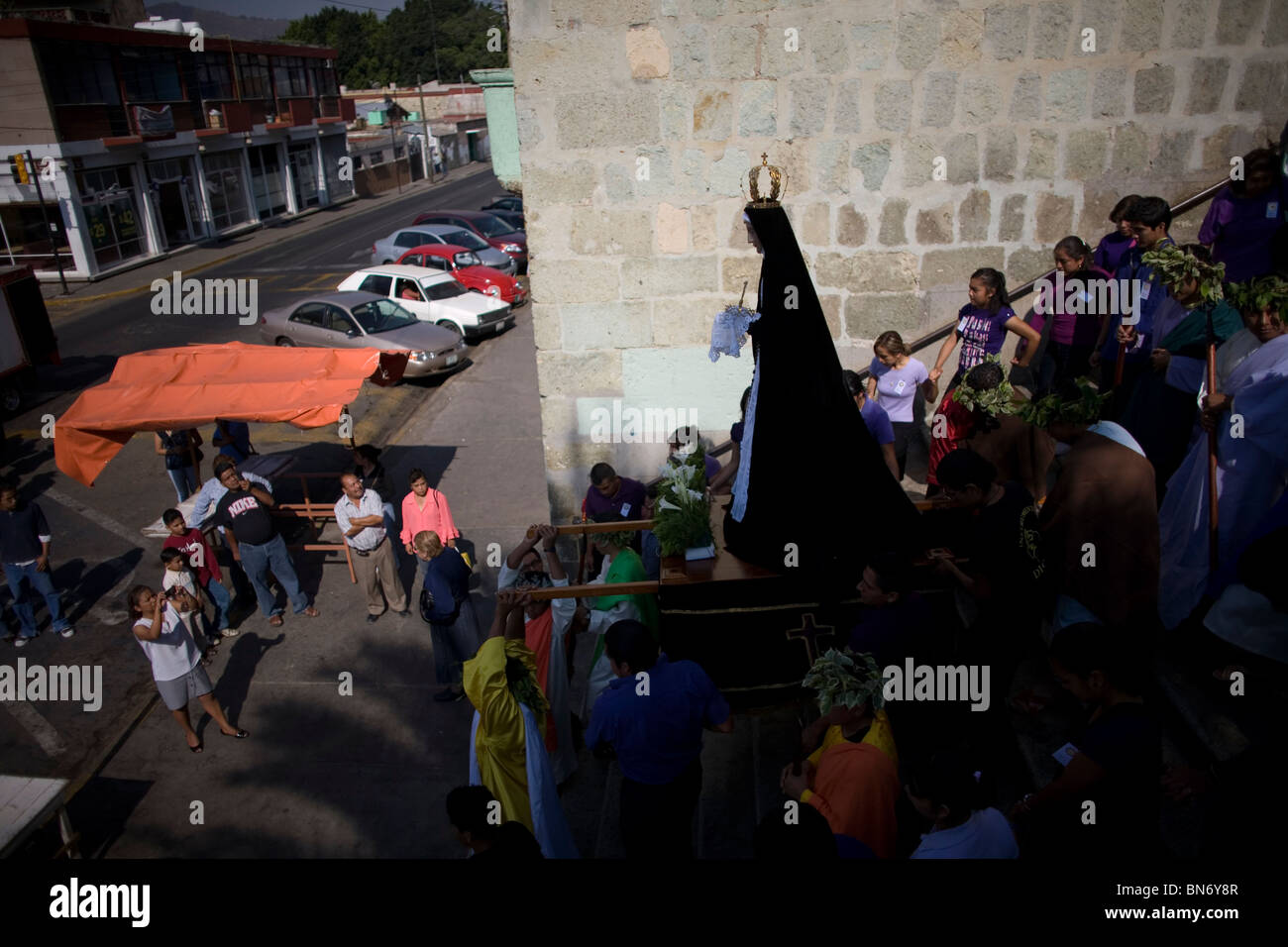 Statue Of Mary Procession Mexico High Resolution Stock Photography and ...