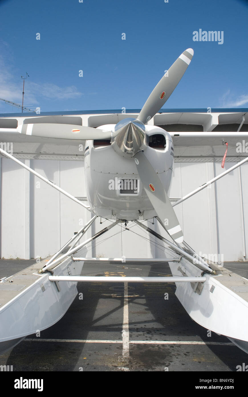 Details of aircraft at airport at Gig Harbor, Washington State, USA ...