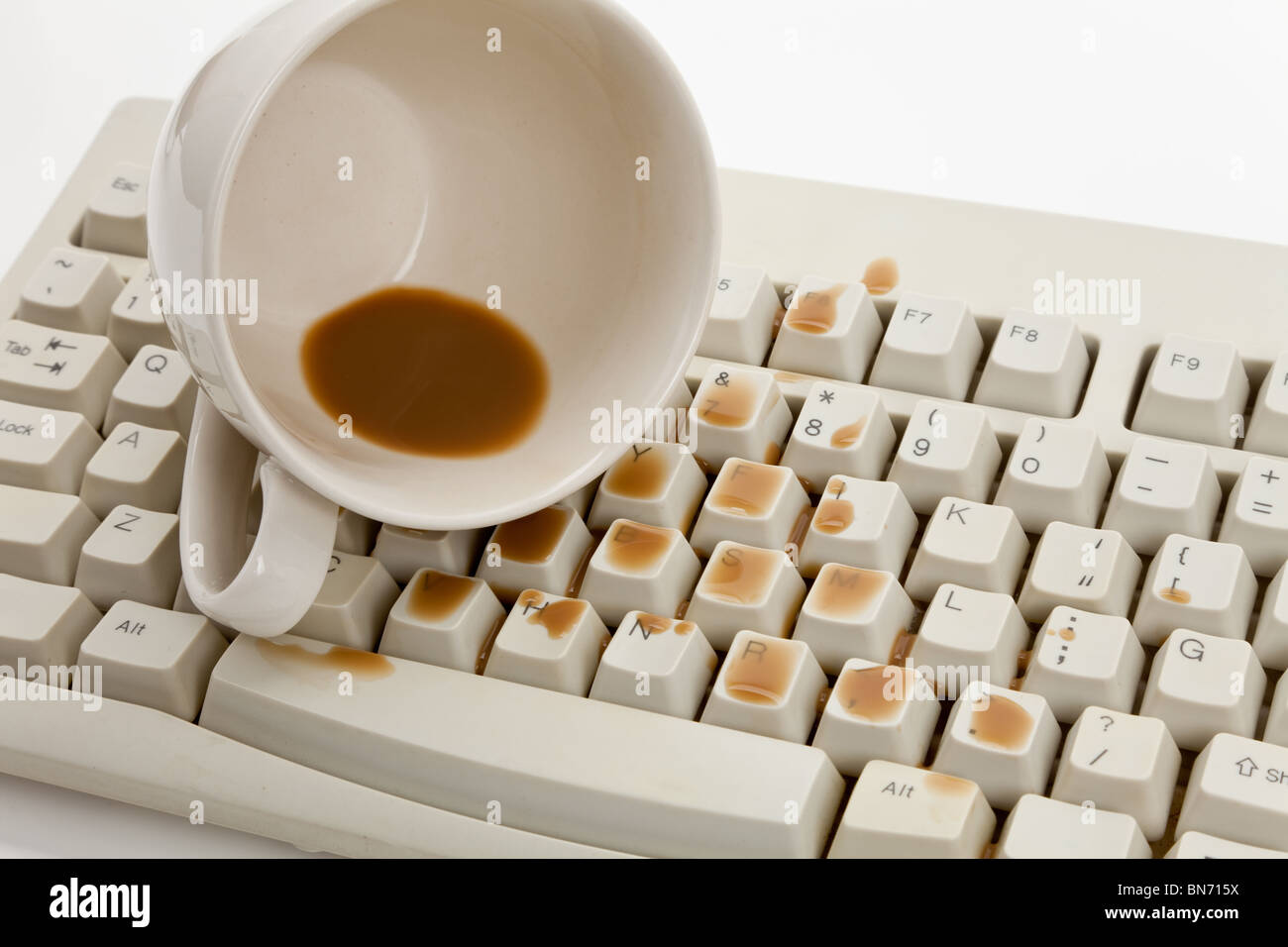 Damaged computer hi-res stock photography and images - Alamy