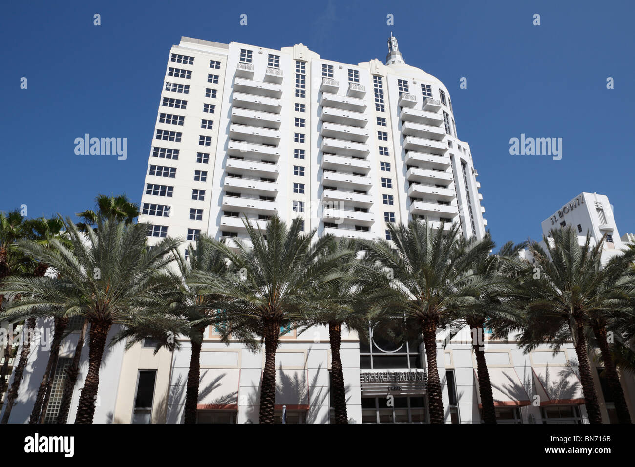 Miami south beach Collins avenue Stock Photo - Alamy