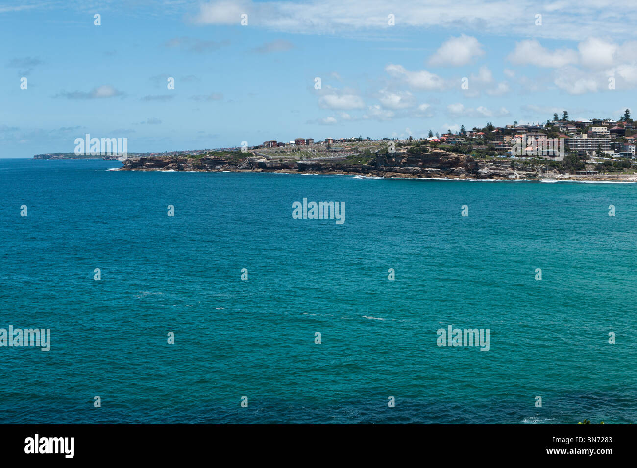 Looking south from Hunter Park across Bronte Bay toward Waverley ...