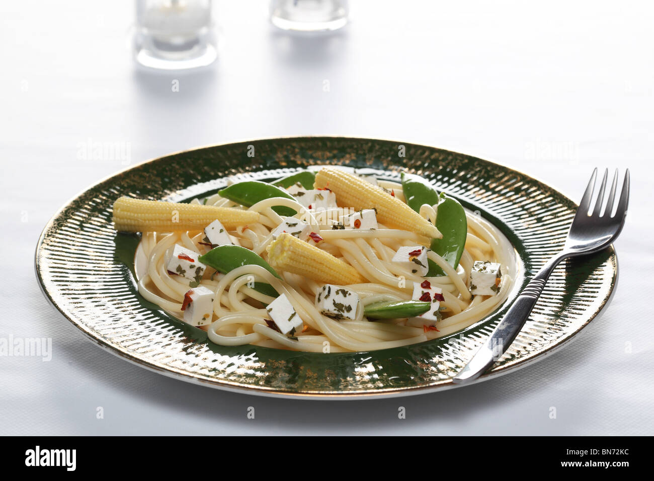 Macaroni la pasta bunch of flowers Stock Photo - Alamy