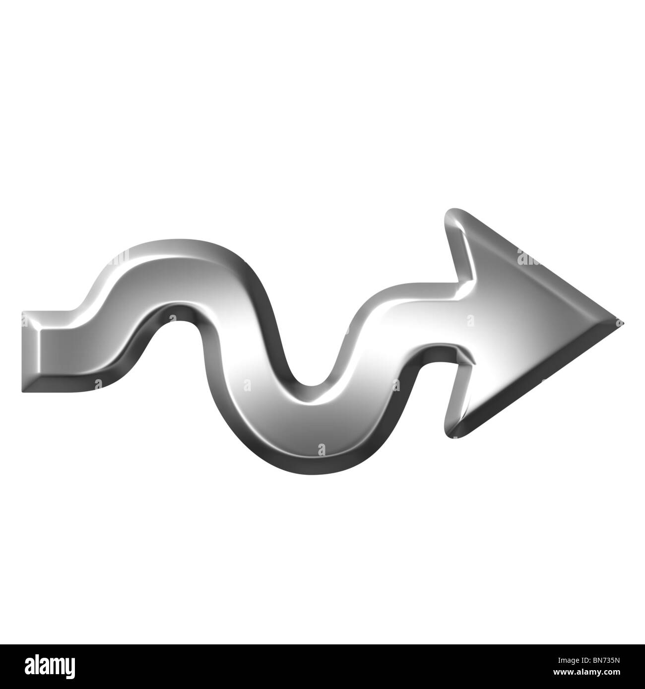 Silver arrow Cut Out Stock Images & Pictures - Alamy