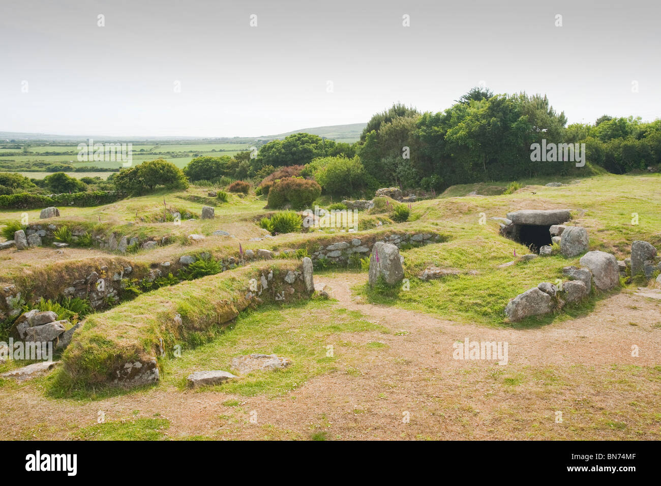 Carn Euny, a well preserved Iron Age settlement, near Sancreed ...