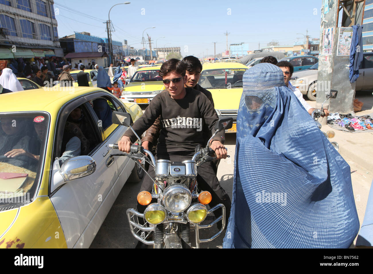 Traffic in Mazar-i-sharif, Afghanistan Stock Photo - Alamy