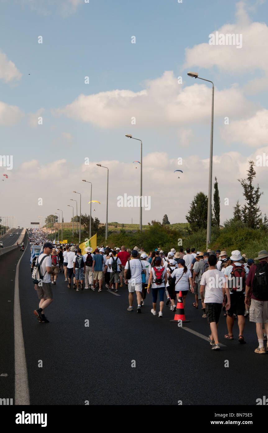 Gilad Shalit protest March commemorating four years of captivity Stock ...