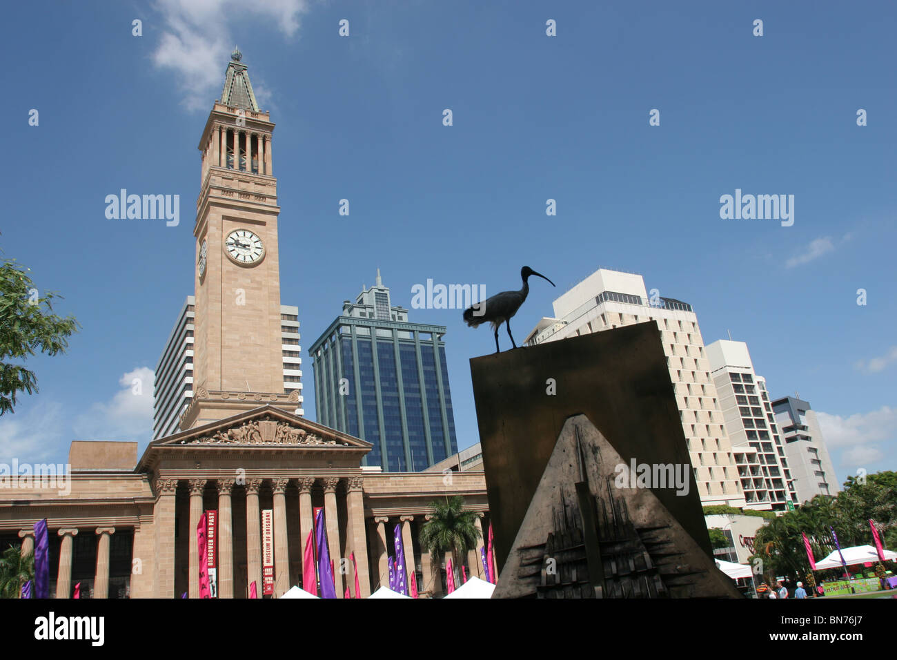 Brisbane city hall, Australia, 6th Feb 2005 Stock Photo - Alamy