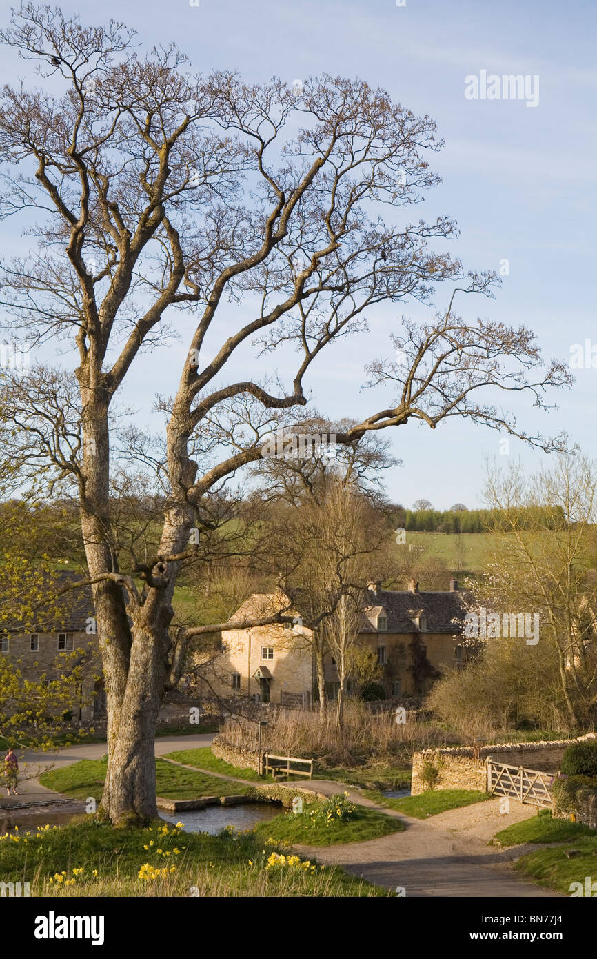 Upper Slaughter, Cotswolds, Gloucestershire, England Stock Photo - Alamy
