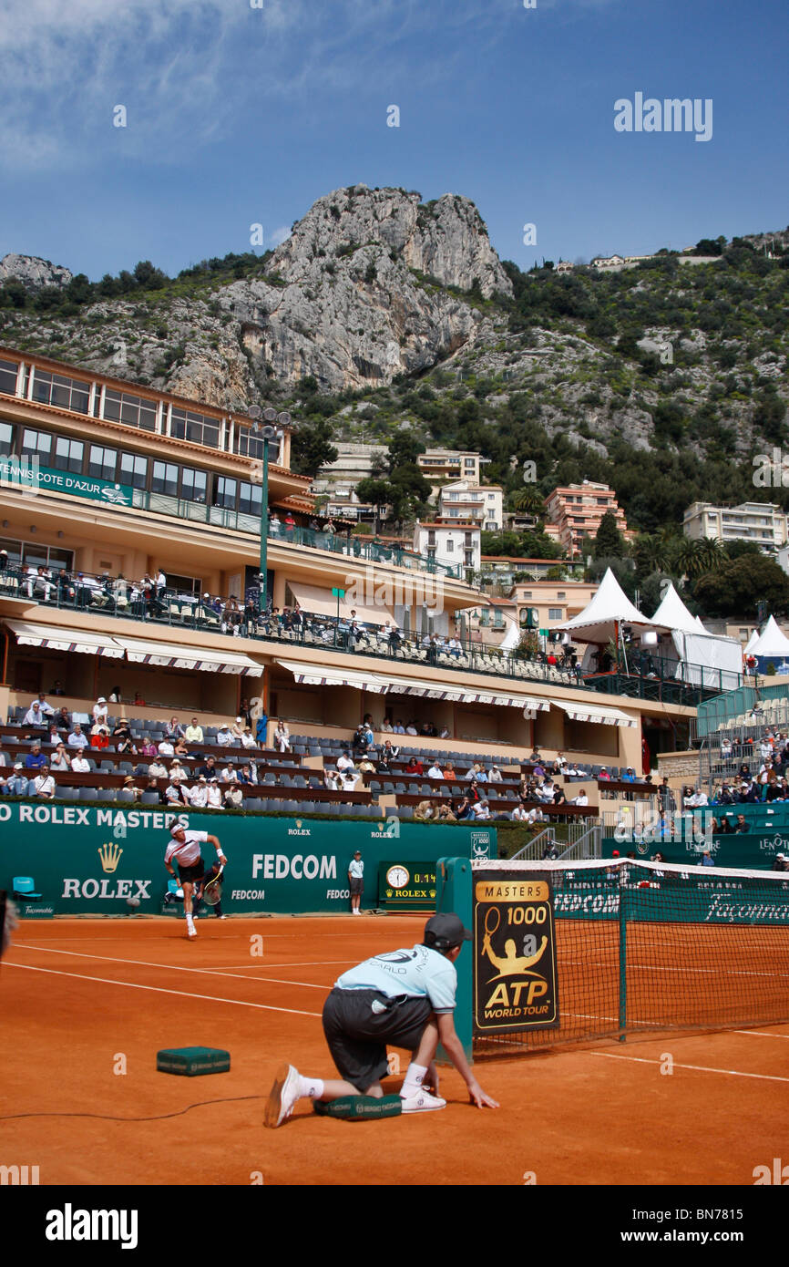 MONTE CARLO, MONACO. April 2010 The ATP Monte Carlo Masters tennis tournament held in the Monte ...