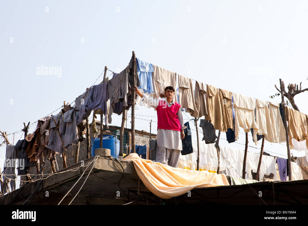 Laundry place in Islamabad Stock Photo - Alamy