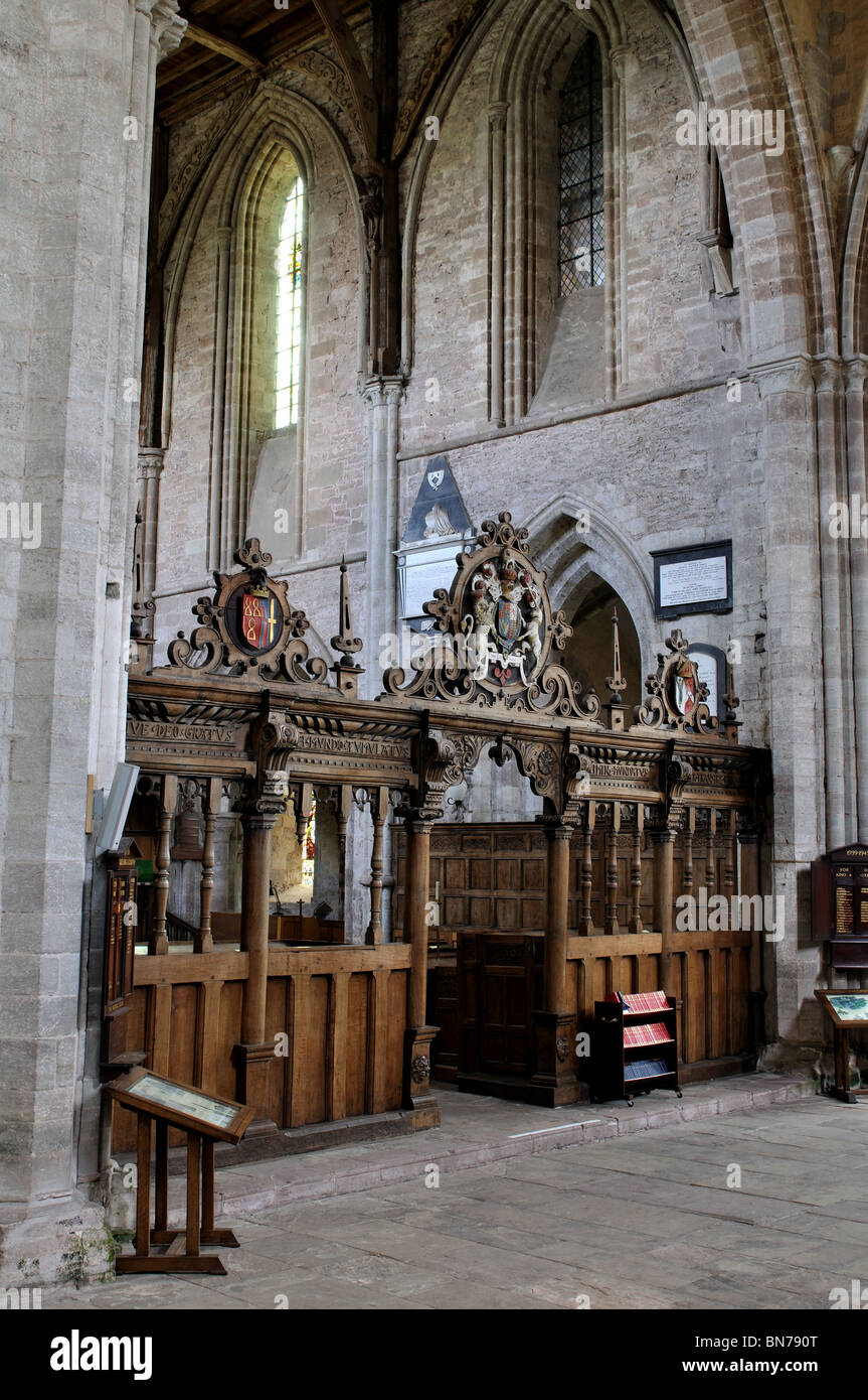 The screen in Abbey Dore, Herefordshire, England, UK Stock Photo - Alamy