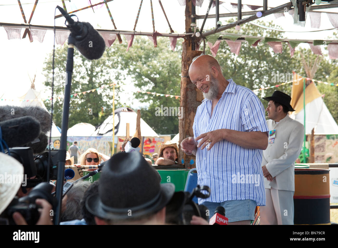 Glastonbury founder michael eavis hi-res stock photography and images ...