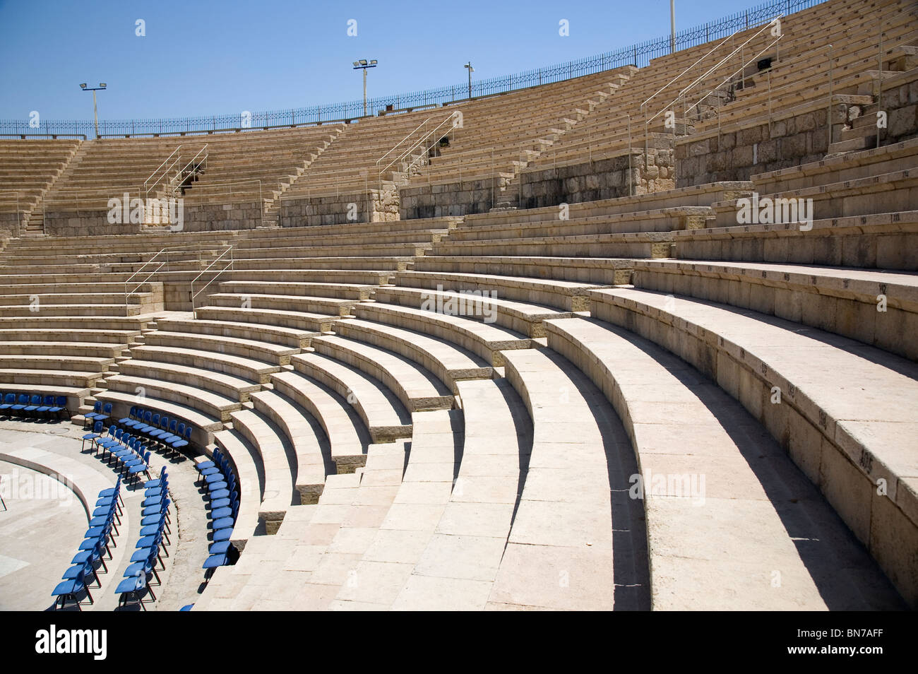 Caesarea Roman Amphitheater Stock Photo - Alamy