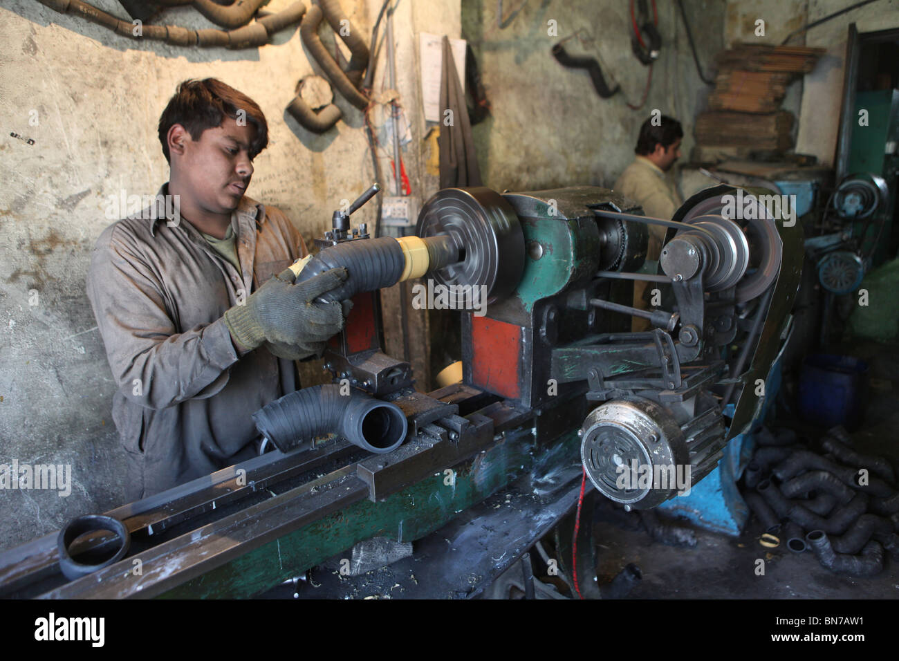 Rubber and pipe factory in islamabad, Pakistan Stock Photo - Alamy