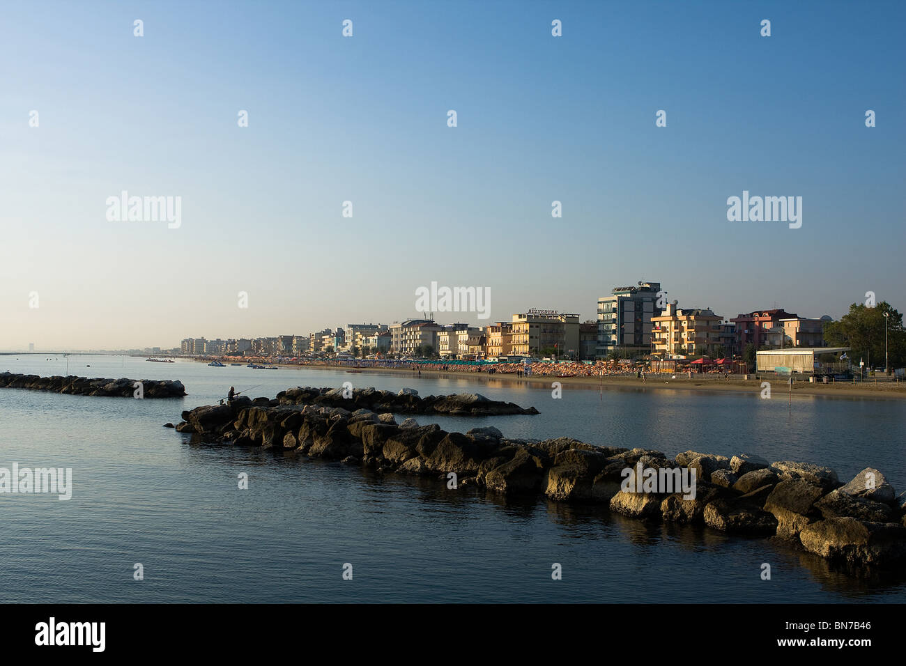 Adriatic coast landscape, Bellaria, Italy Stock Photo - Alamy