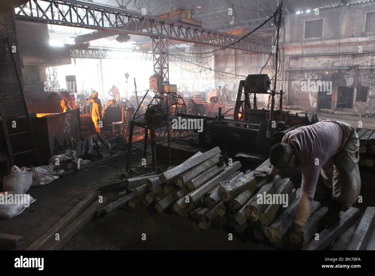 Steel factory in islamabad, Pakistan Stock Photo - Alamy