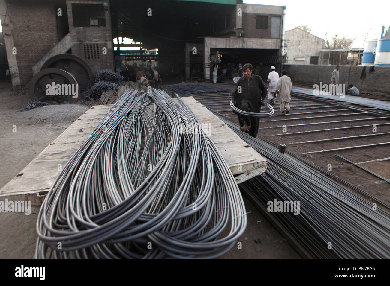 Steel factory in islamabad, Pakistan Stock Photo - Alamy